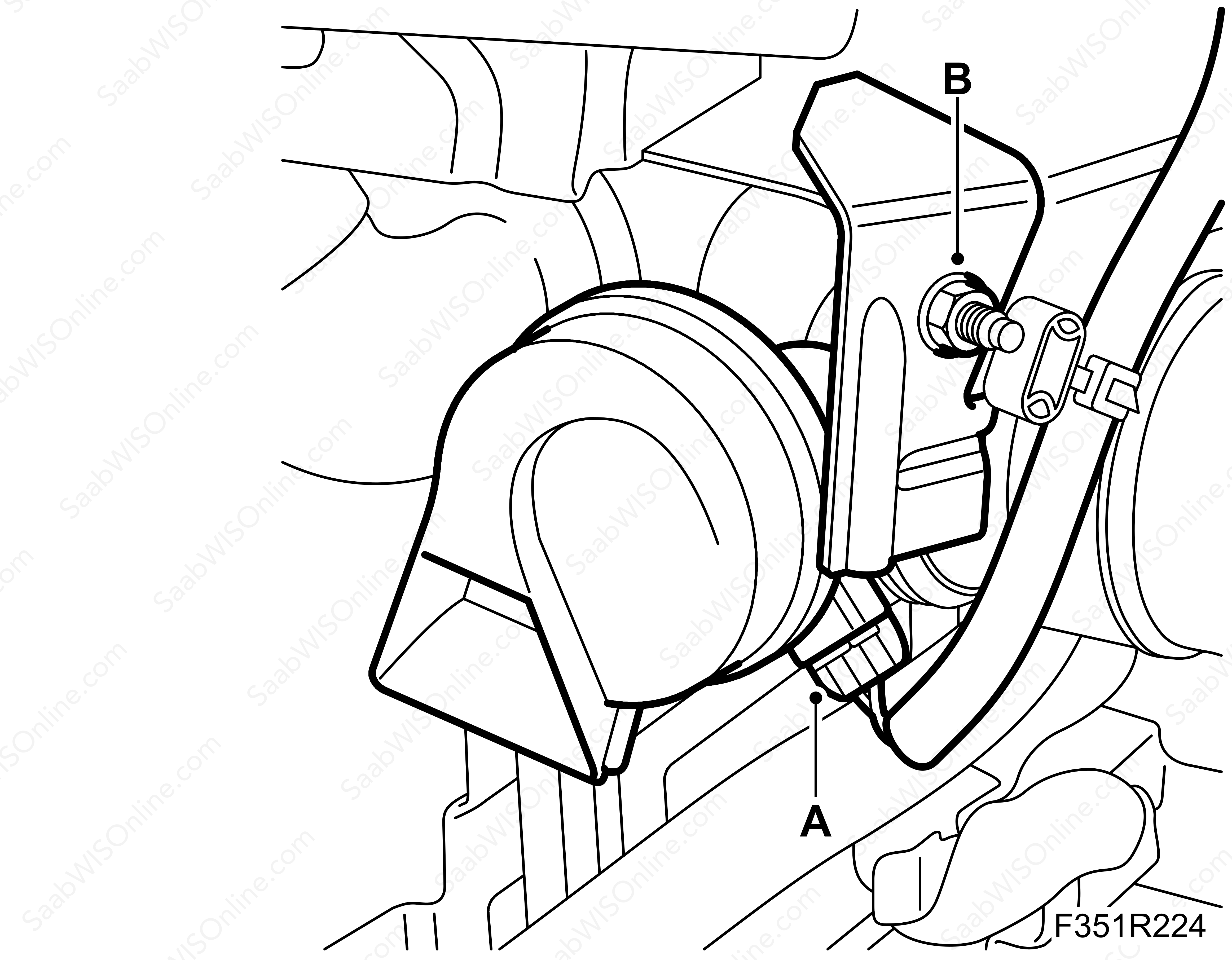 Horn 9-3 (9440) 2004 | SAAB Workshop Information System Online