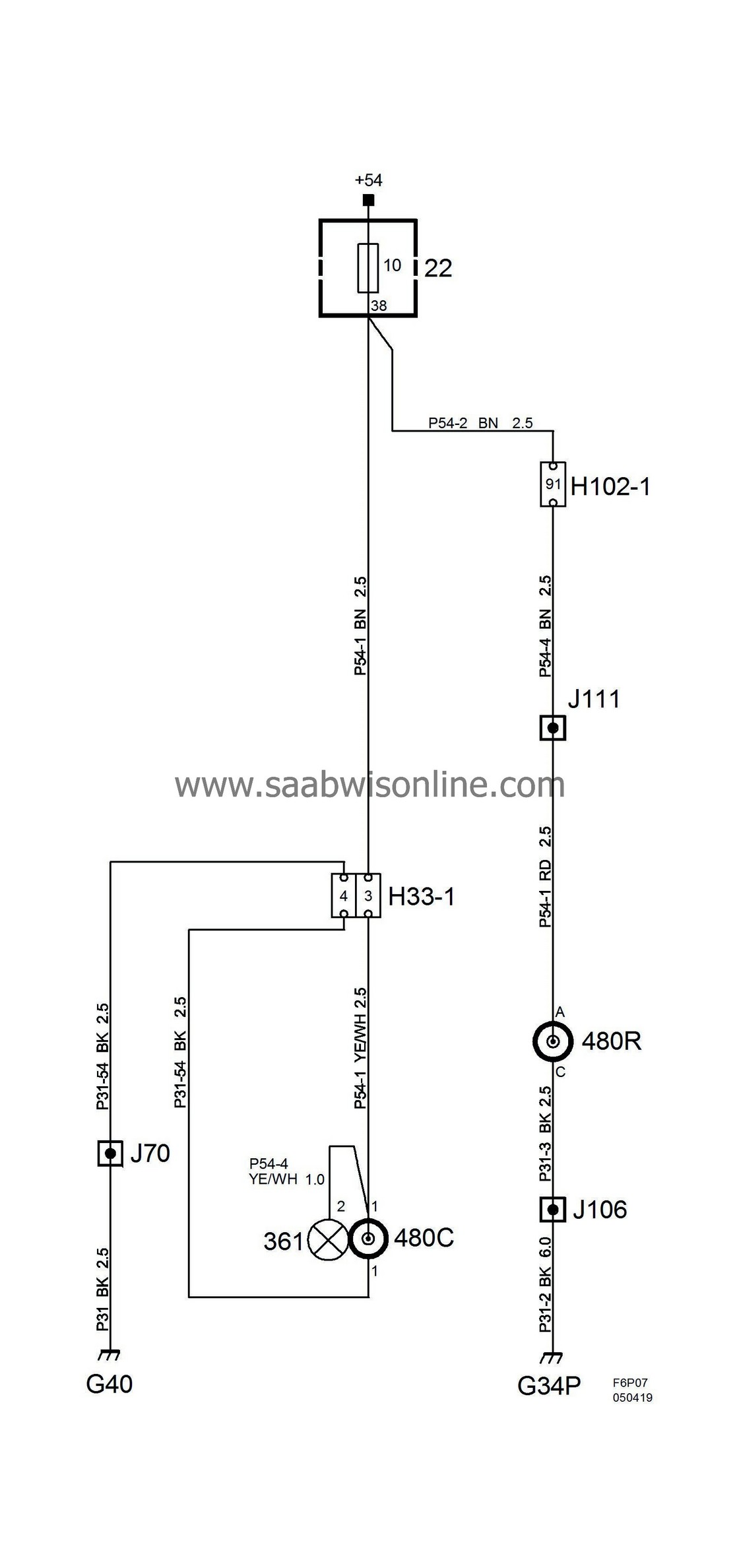 Socket 12 V 9-3 (9440) 2006 | SAAB Workshop Information System Online