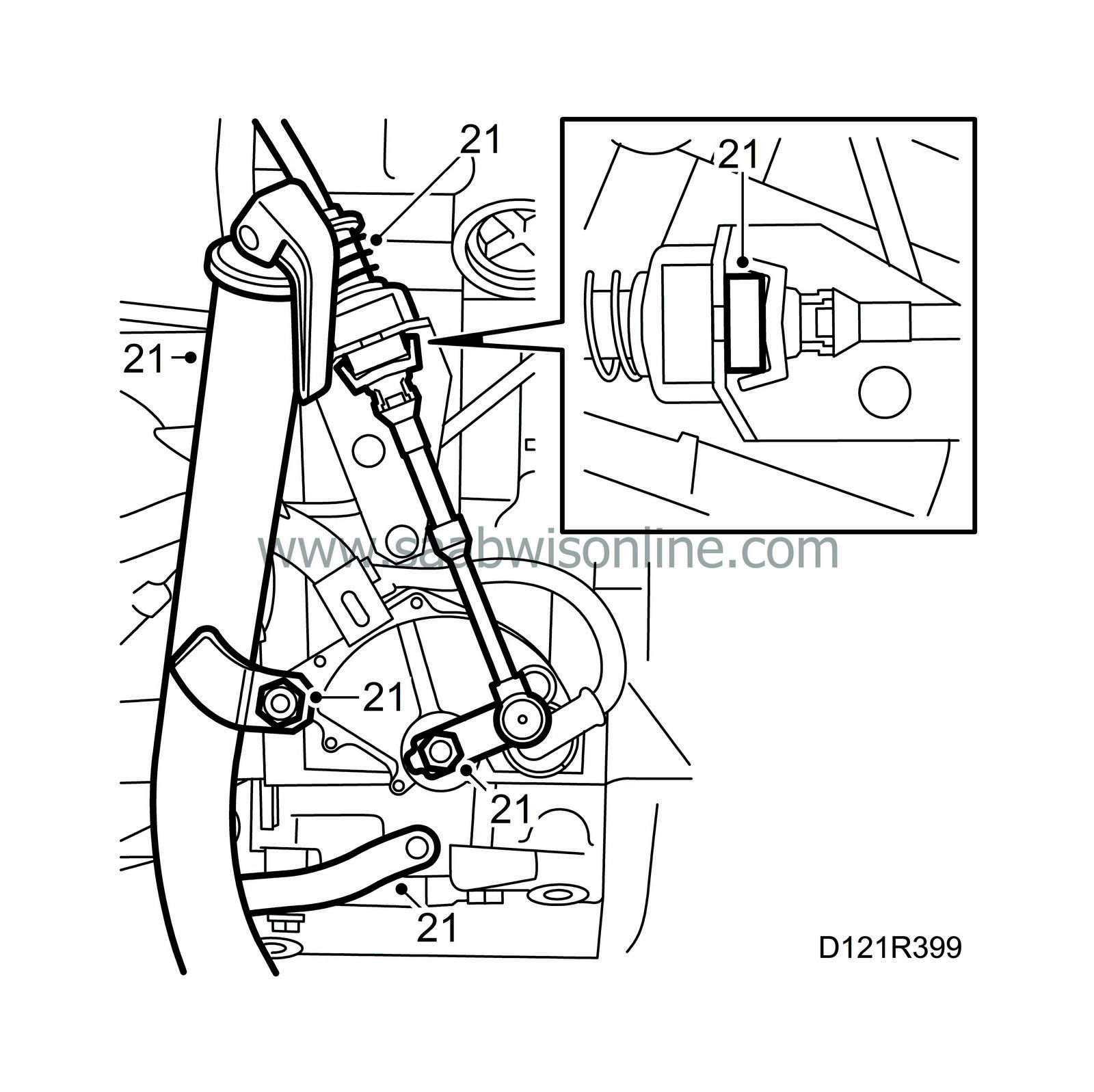 Fitting the power train – 9-3 2001 | SAAB Workshop Information System ...