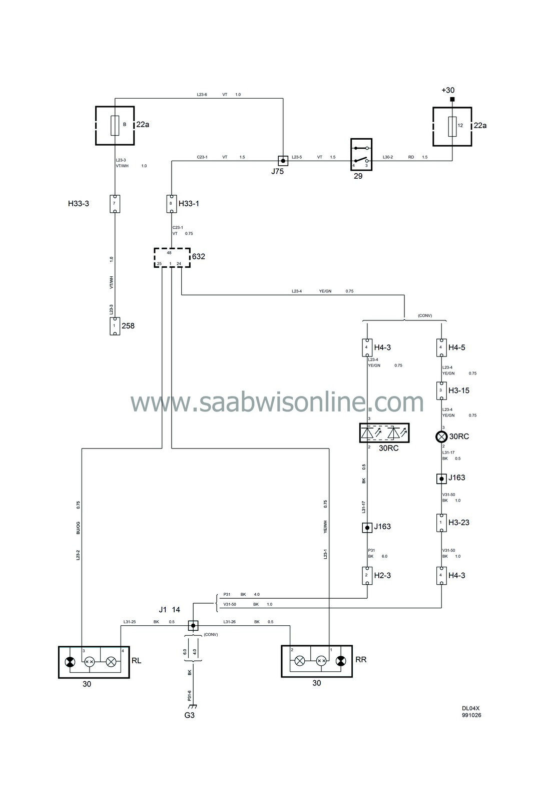 List of components – 9-3 1999 | SAAB Workshop Information System Online
