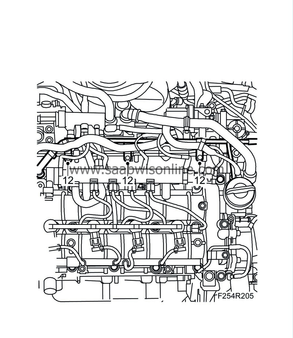 EGR cooler, Z19DTH – 9-3 2007 | SAAB Workshop Information System Online