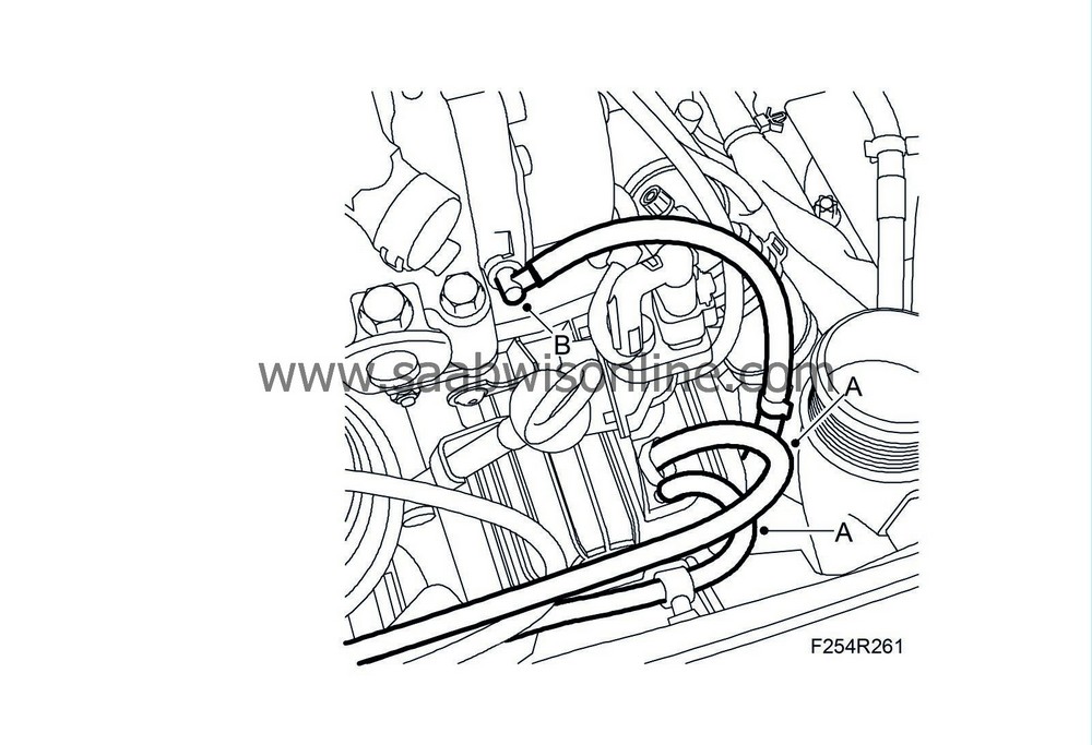 EGR cooler, Z19DTR – 9-3 2010 | SAAB Workshop Information System Online