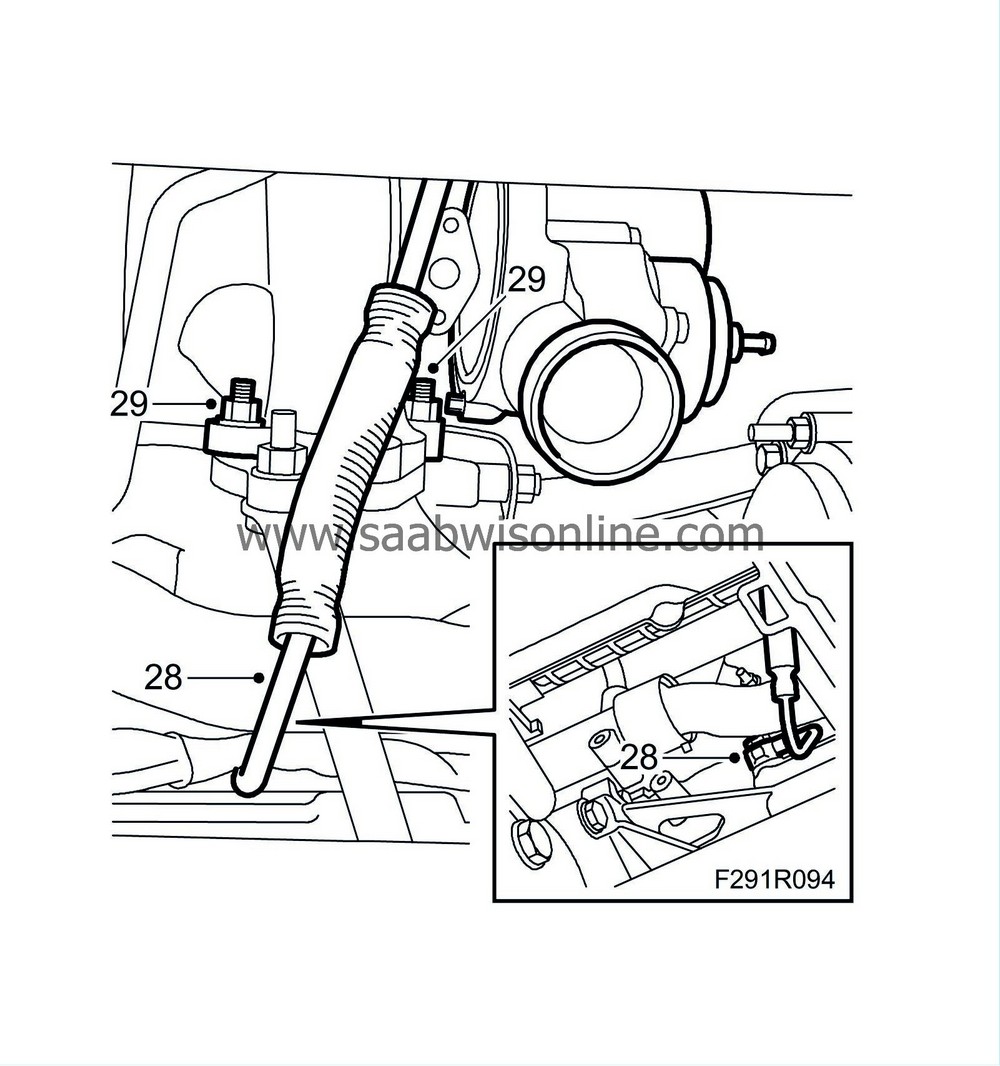 To remove – 9-3 2006 | SAAB Workshop Information System Online