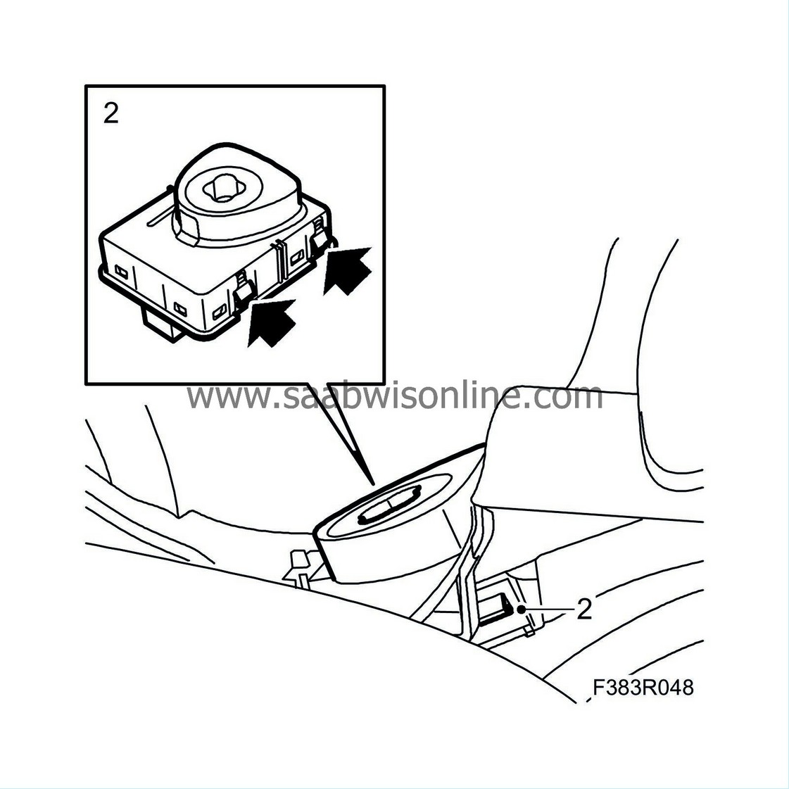 Ignition Switch Module, ISM – 9-3 2004 | SAAB Workshop Information ...