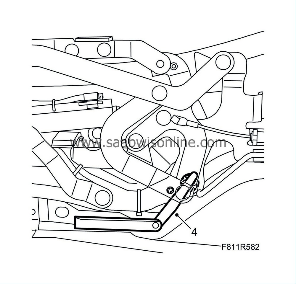 Position sensor, soft top locked, check – 9-3 2008 | SAAB Workshop ...