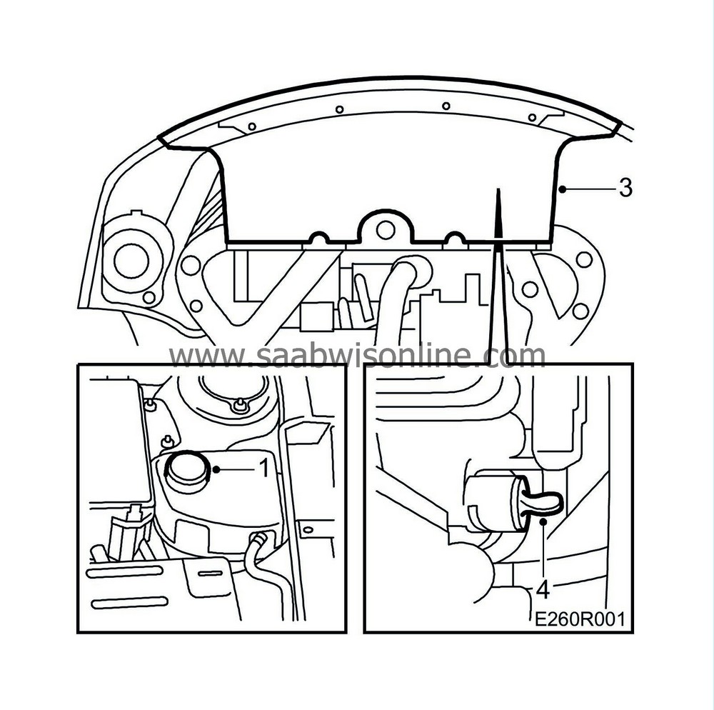 To remove – 9-3 2000 | SAAB Workshop Information System Online