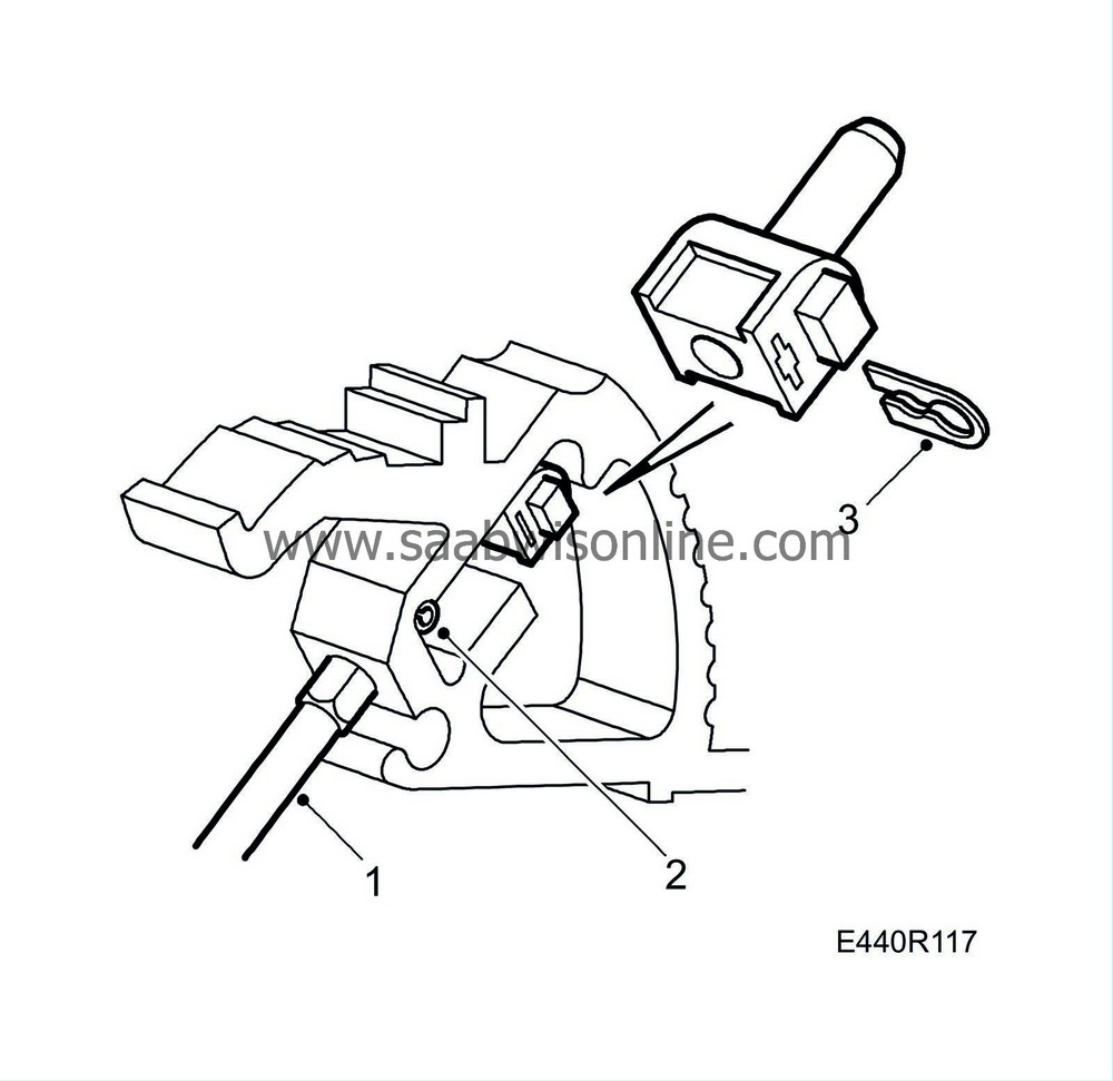 Ignition switch – 9-3 2000 | SAAB Workshop Information System Online