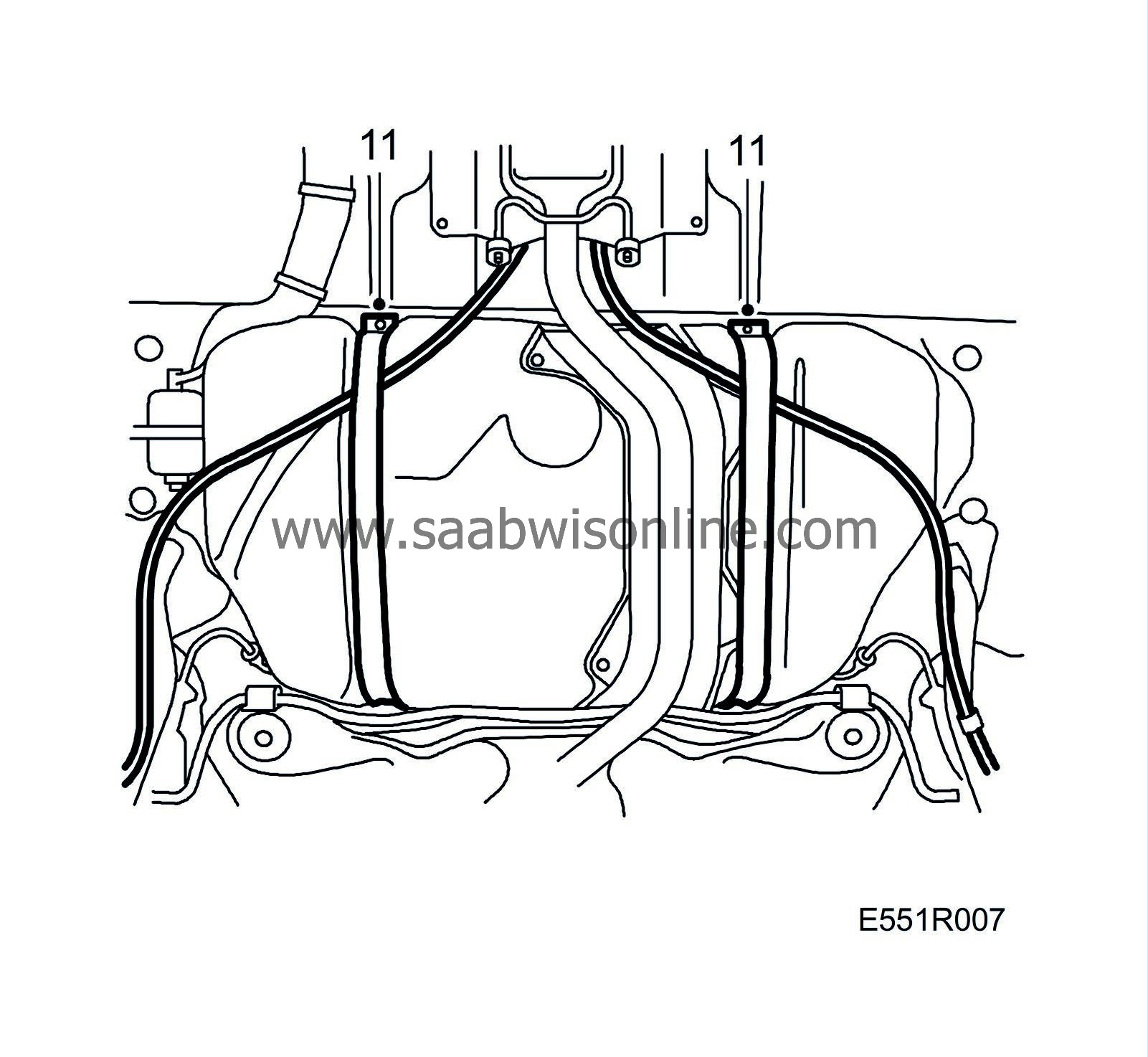 To remove – 9-5 2005 | SAAB Workshop Information System Online