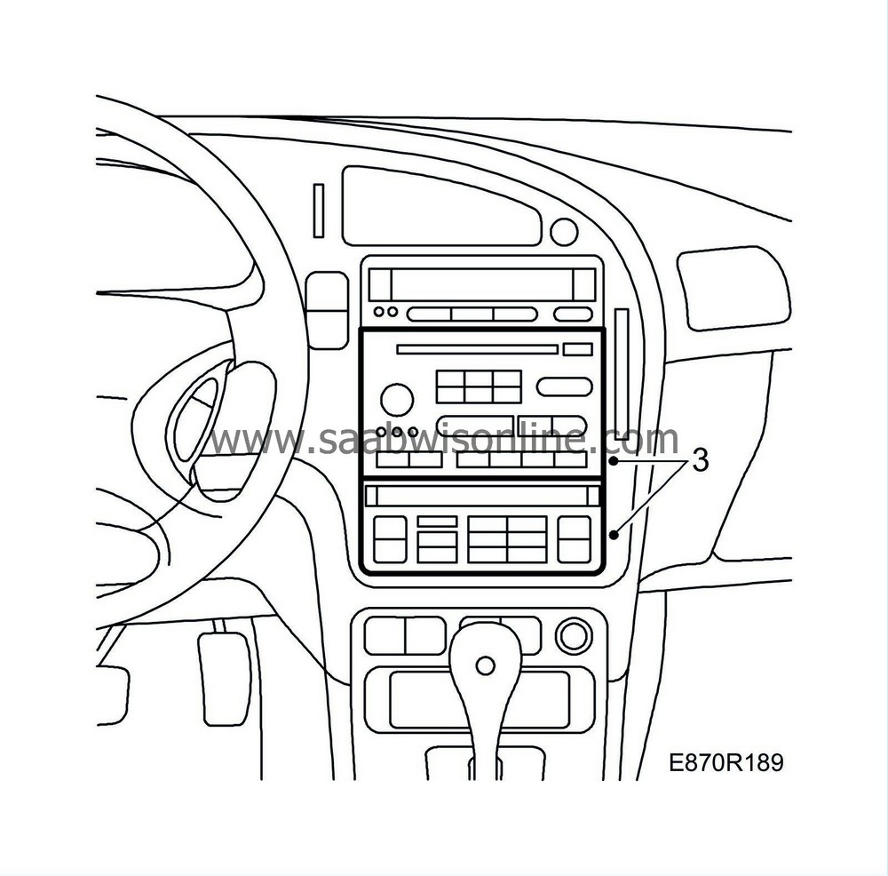 Mixed-air temperature sensor, RH – 9-3 2000 | SAAB Workshop Information ...