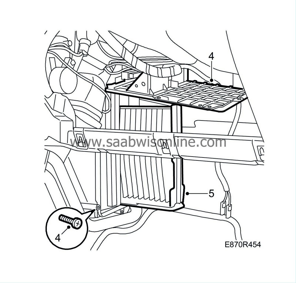 Replacing the fresh air filter – 9-5 2007 | SAAB Workshop Information ...